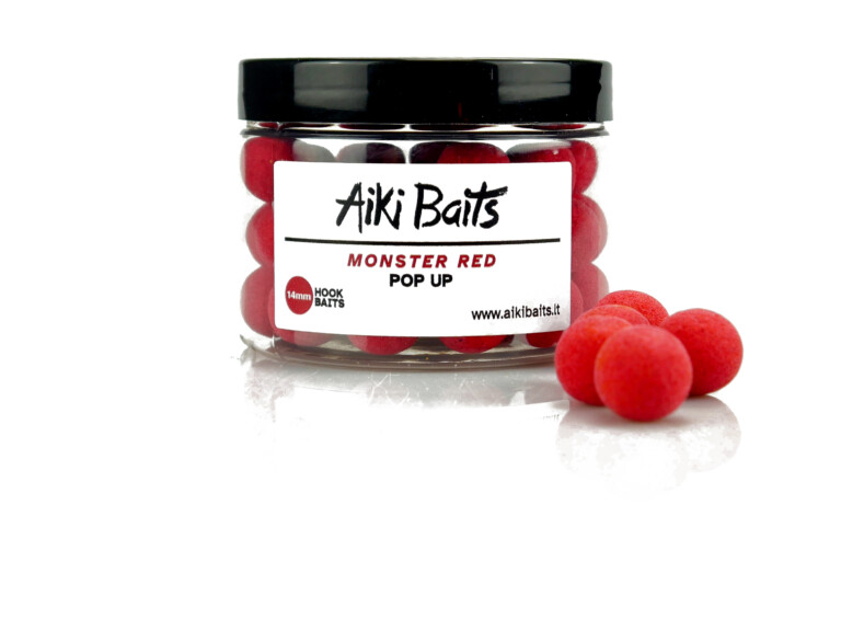 Monster Red Pop ups 14mm. 50 gr. - AikiBaits